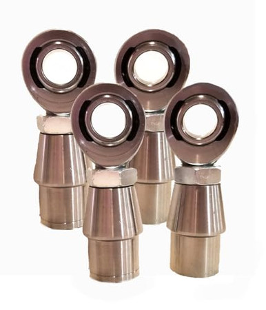 2 LH & 2 RH 7/8" Bore X 7/8"-14 Shank, 1.25" ID Tube Insert with Jam ...
