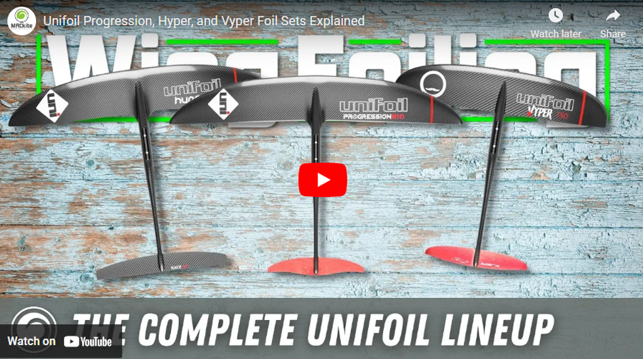 Unifoil Progression, Hyper, and Vyper Foil Sets Explained - MACkite Boardsports Center