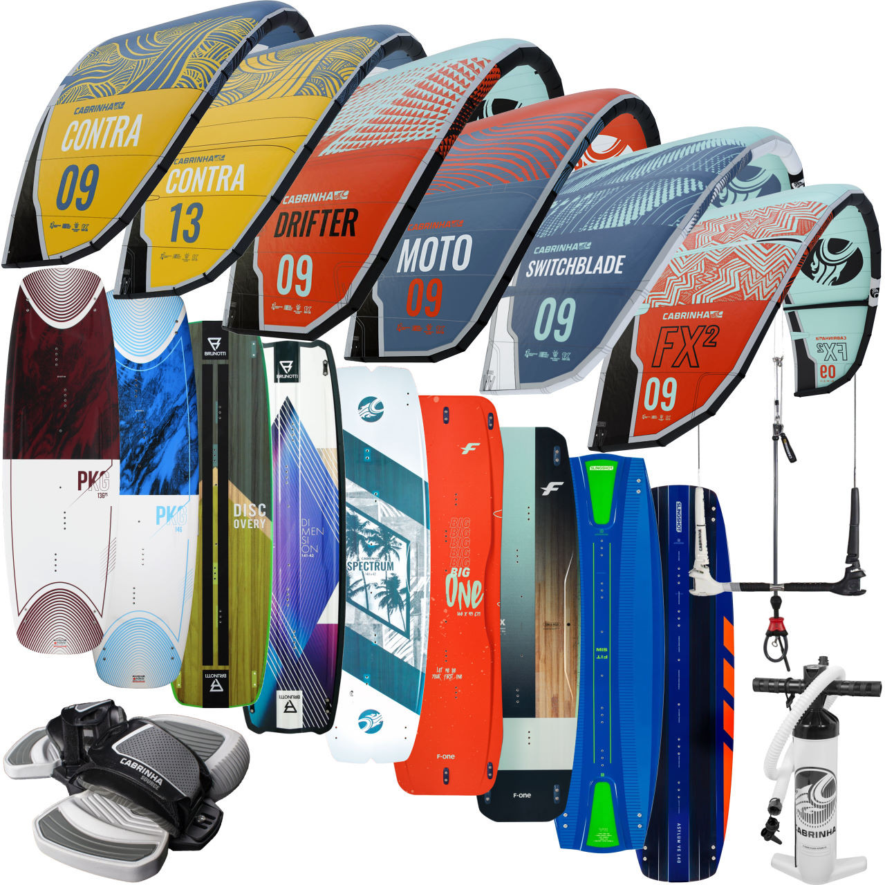 Kiteboarding packages and kitesurfing gear