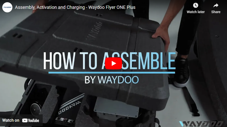 Assembly, Activation and Charging - Waydoo Flyer ONE Plus - MACkite ...