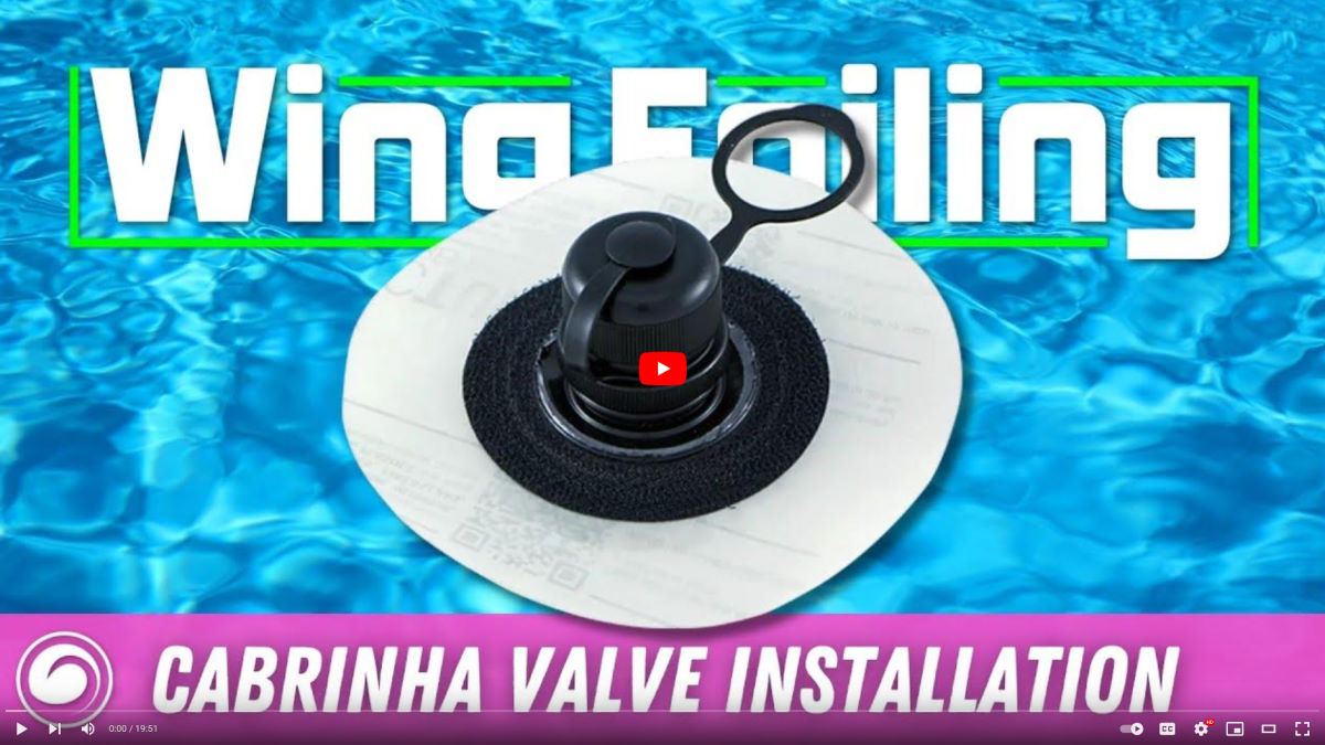 Cabrinha Kite and Wing Replacement Valve Installation | Super Easy Fix ...