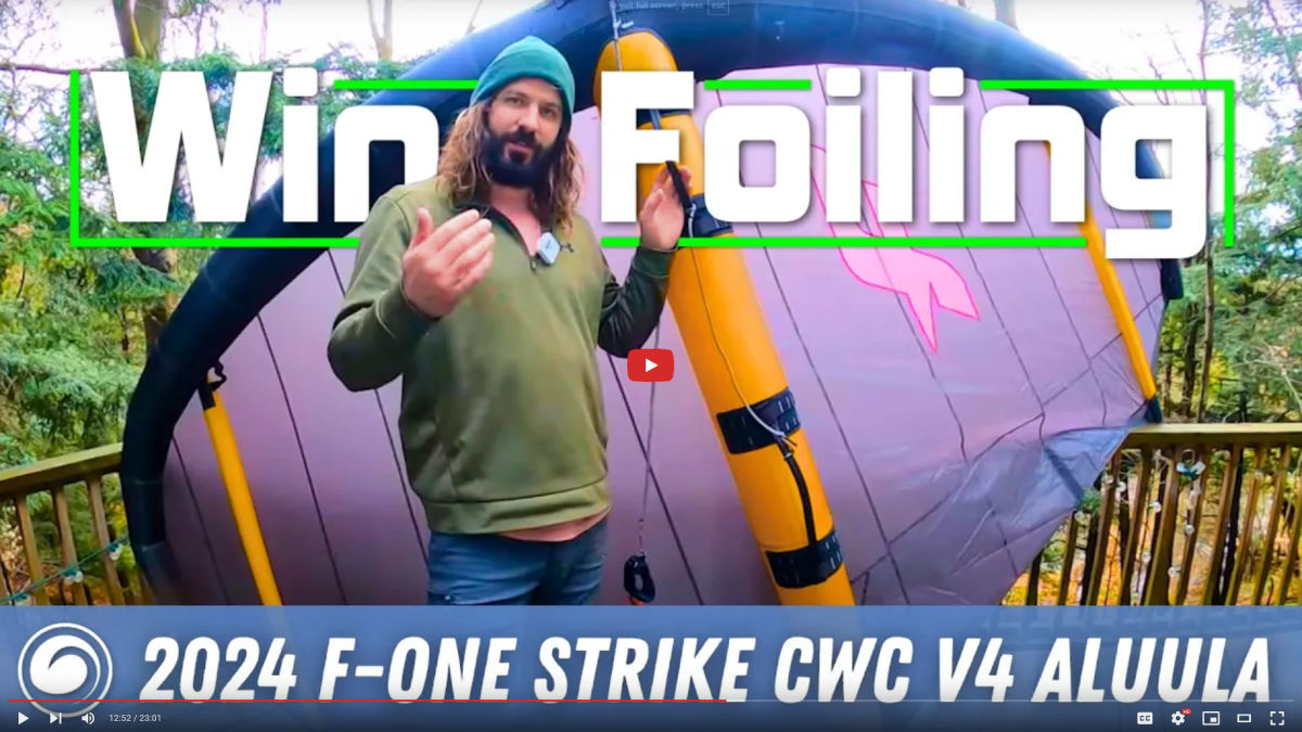 Wing Wednesdays: 2024 F-One Strike CWC V4 Aluula Wing Review - MACkite ...