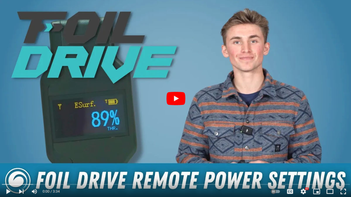 Foil Drive Tips | How to Adjust the Throttle Limit on Your Foil Drive ...
