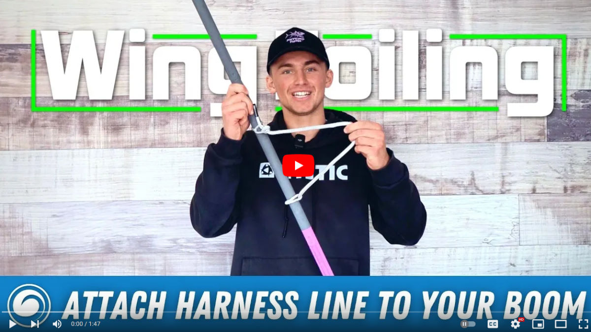 Wing Foiling | How to Attach Your Harness Line to Your Boom - MACkite ...
