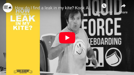 How do I find a leak in my kite? - Liquid Force Kook Academy - MACkite ...