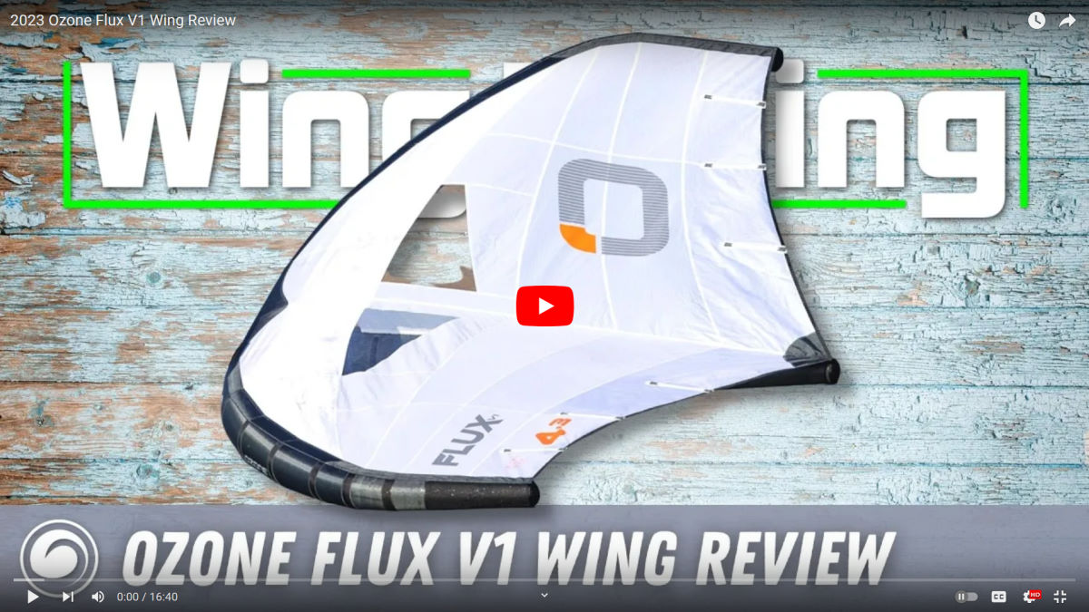 2023 Ozone Flux V1 Wing Review - MACkite Boardsports Center