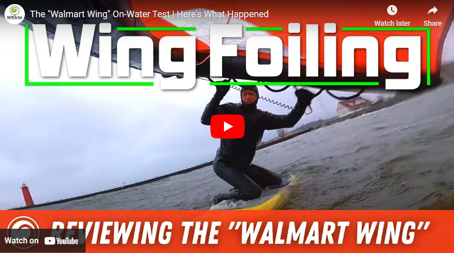 The "Walmart Wing" On-Water Test, Here's What Happened - Pt 2 - MACkite ...