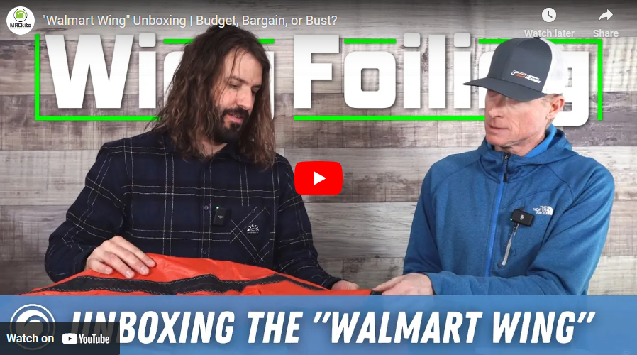 Unboxing the "Walmart Wing" - Pt 1 - MACkite Boardsports Center