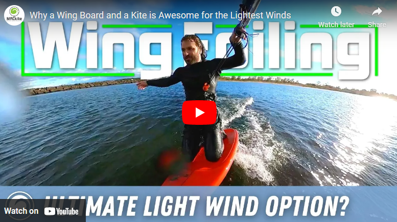 Why a Wing Board and a Kite is Awesome for the Lightest Winds - MACkite ...