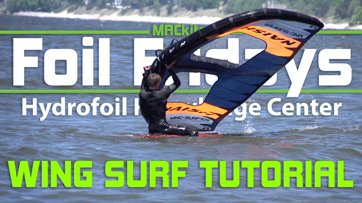Wing Surfing - First Water Session - MACkite Boardsports Center