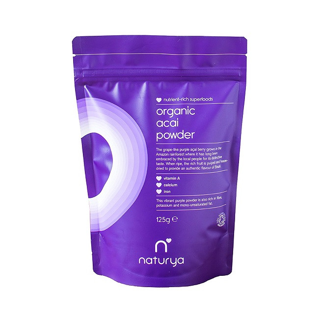 Naturya Organic Acai Powder, 125g - Oxford Lifestyle