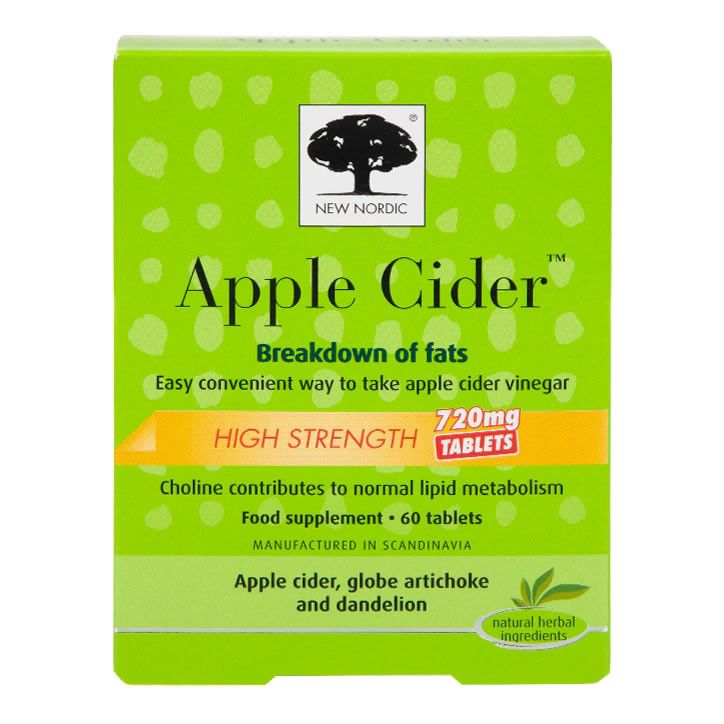 New Nordic, Apple Cider High Strength, 60 Tablets - Oxford Lifestyle