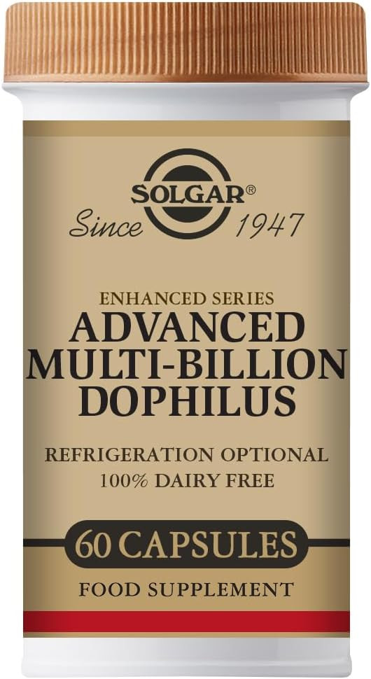 Solgar Advanced Multi-Billion Dophilus (Non-Dairy) Vegetable Capsules ...