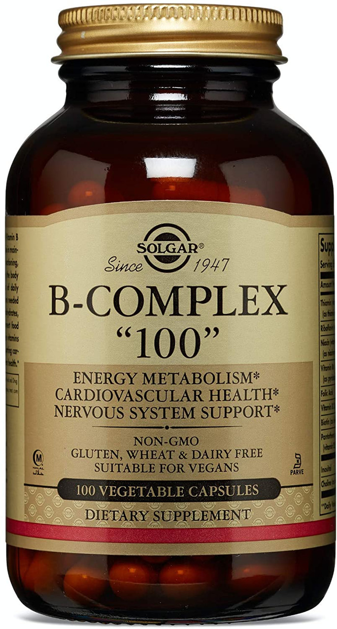 Solgar Vitamin B-Complex "100" Tablets, 100 - Oxford Lifestyle