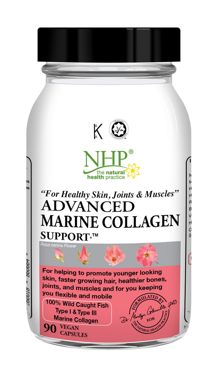 NHP, Marine Collagen Support (Advanced), 90 Capsules - Oxford Lifestyle