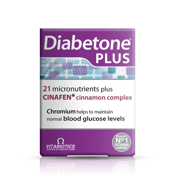 Vitabiotics Diabetone Plus, 84 Tablets/Capsules - Oxford Lifestyle