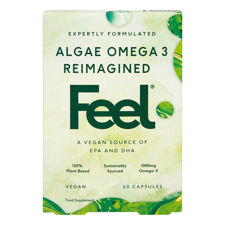 Feel Algae Omega 3 60 Capsules - Oxford Lifestyle