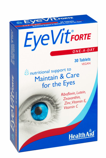 Health Aid Eyevit Forte Blister Pack, 30 Tablets - Oxford Lifestyle