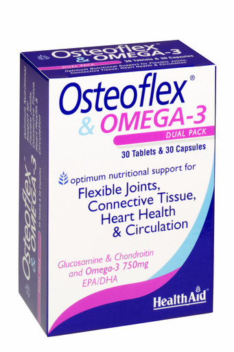 Health Aid Osteoflex & Omega 3, 30 tabs + 30 caps - Oxford Lifestyle