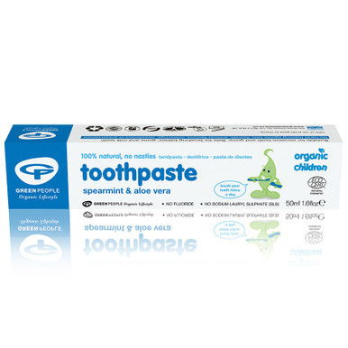 Green People, Childrens Spearmint and Aloe Vera Toothpaste, 50ml (PACK ...