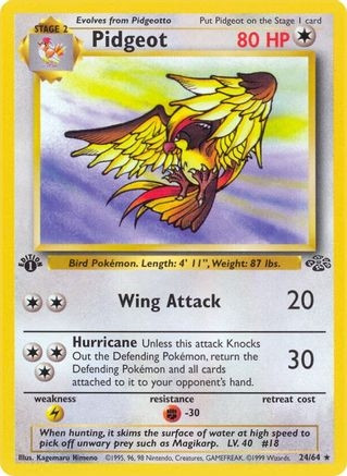 Pidgeot (24) (PTCG-JU) (Unlimited) (#24/64) - Morningstar Games