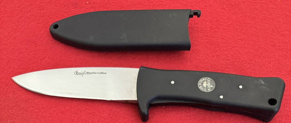 Gerber Blackie Collins Design Frisco Shiv Fixed Blade Knife, Drop Point