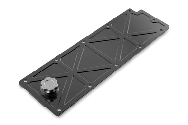LS Valley Cover w/Oil Fill - Black - Allgaier Performance