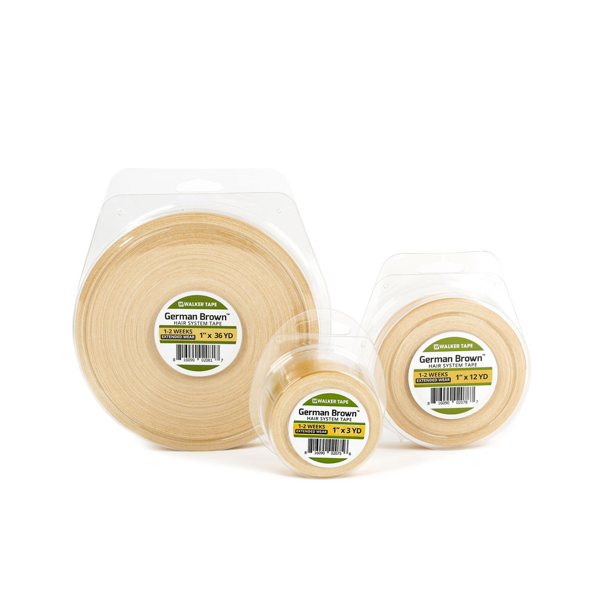 Get German Brown Liner Hair System Tape 1" x 36 Yards Roll
