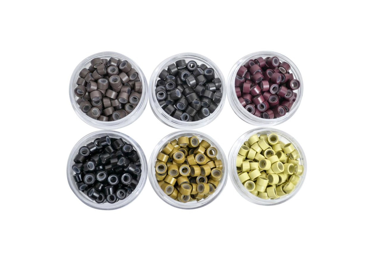 Micro Link Cold Fusion Beads | Silicone Liner | Hair pieces