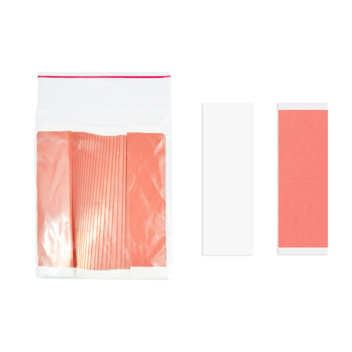 Red Liner 1"x3" (36/pcs pack) "Straight" | Superhairpieces