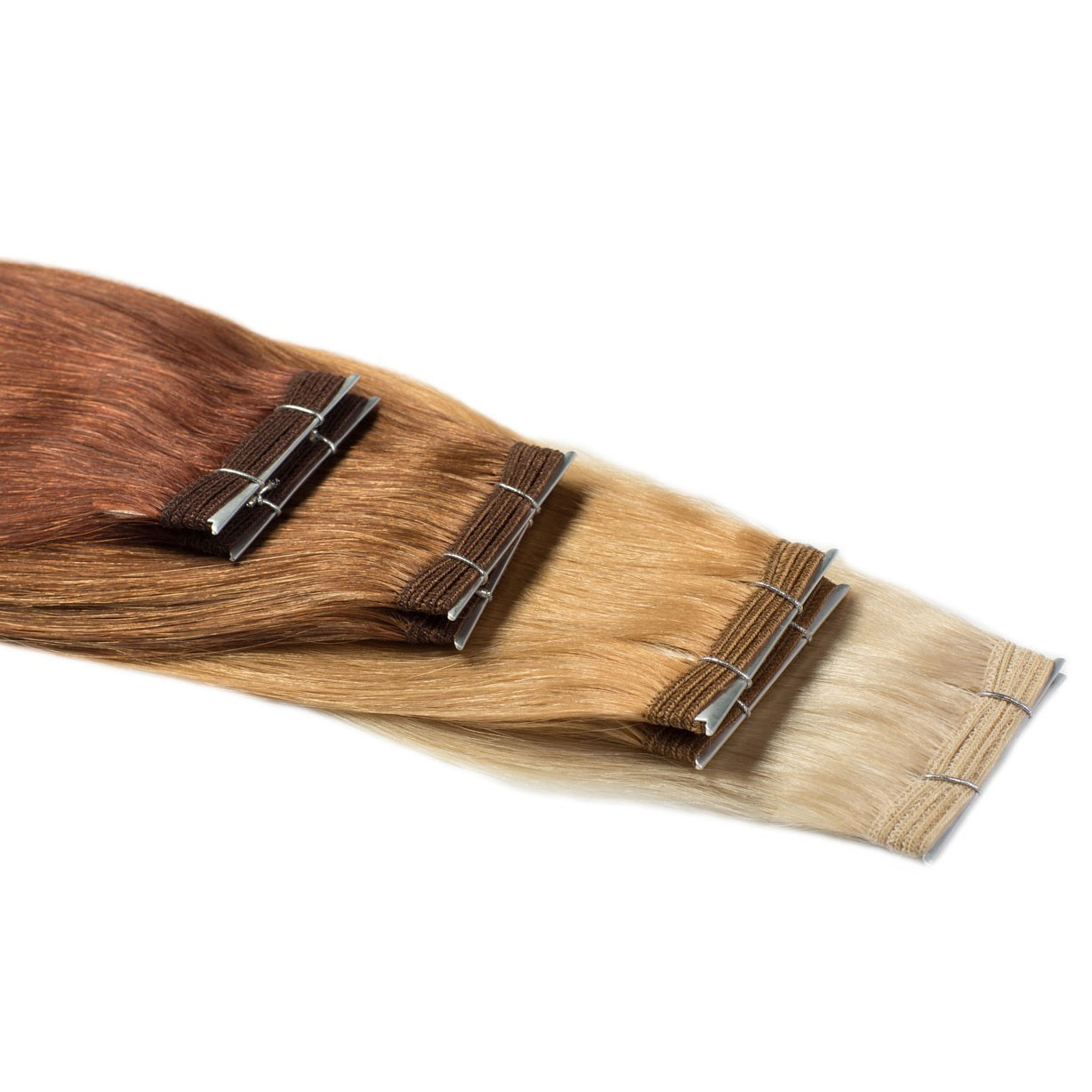 18 Inch Machine Weft Human Hair Extensions | Superhairpieces