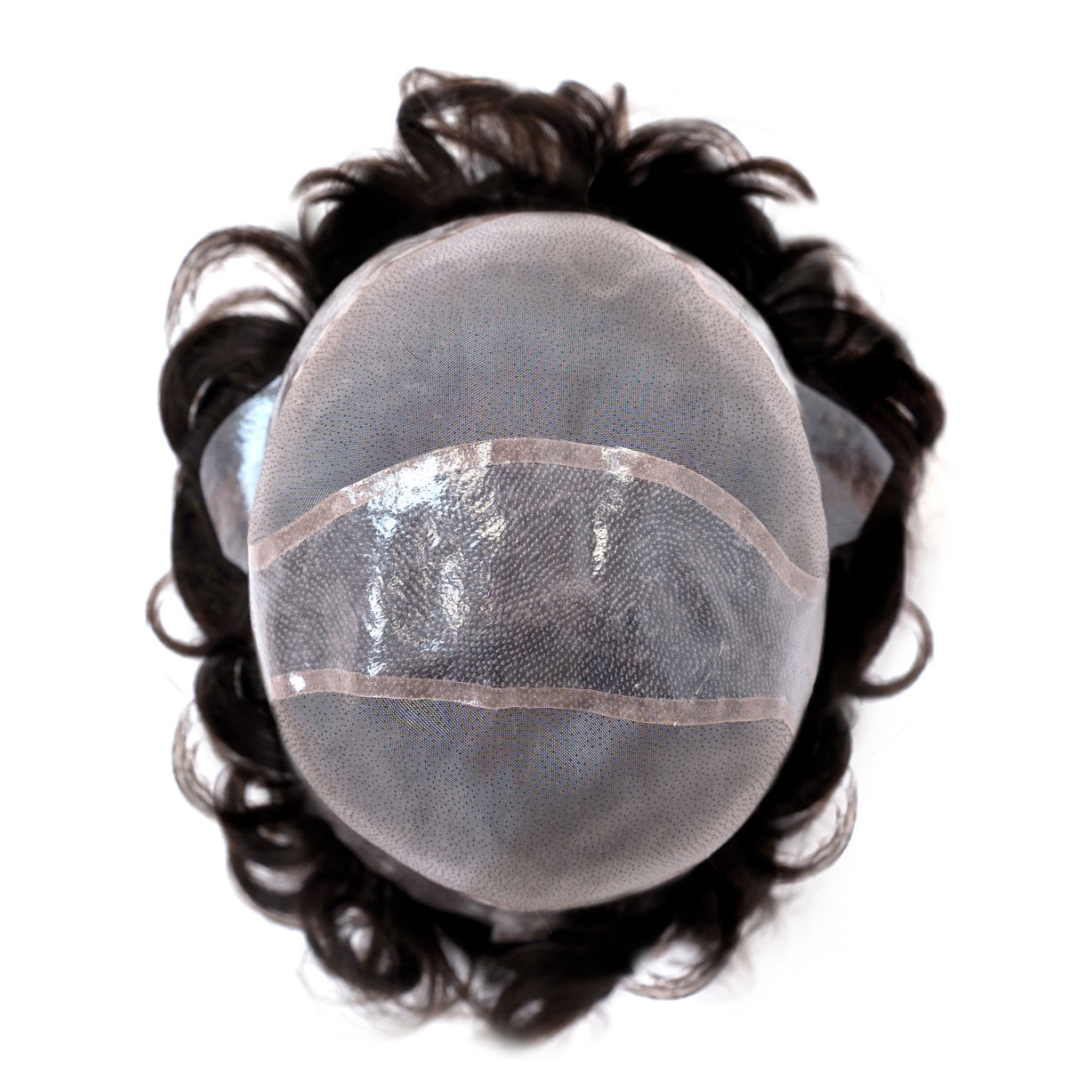 Custom Made Men's Full Head Wig Mono With Lace Front Wig #9 ...