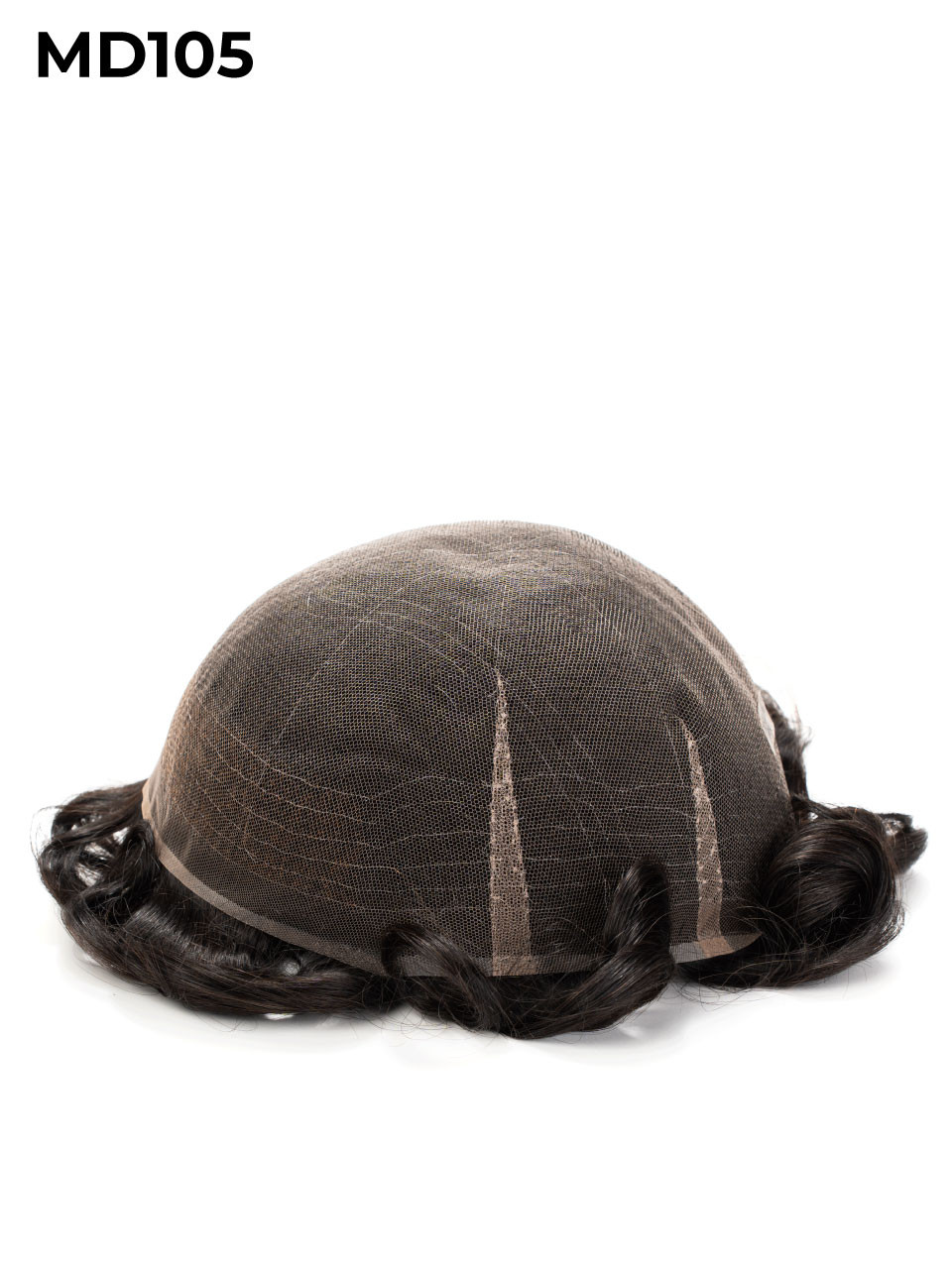 Mens Toupee MD105 Deep contour Full French Lace - Superhairpieces.com