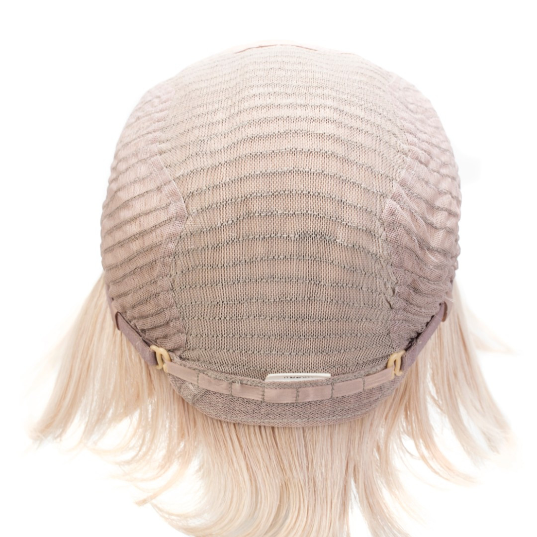 J87-Platinum Blonde Premium Hair Short Wig - Superhairpieces.com