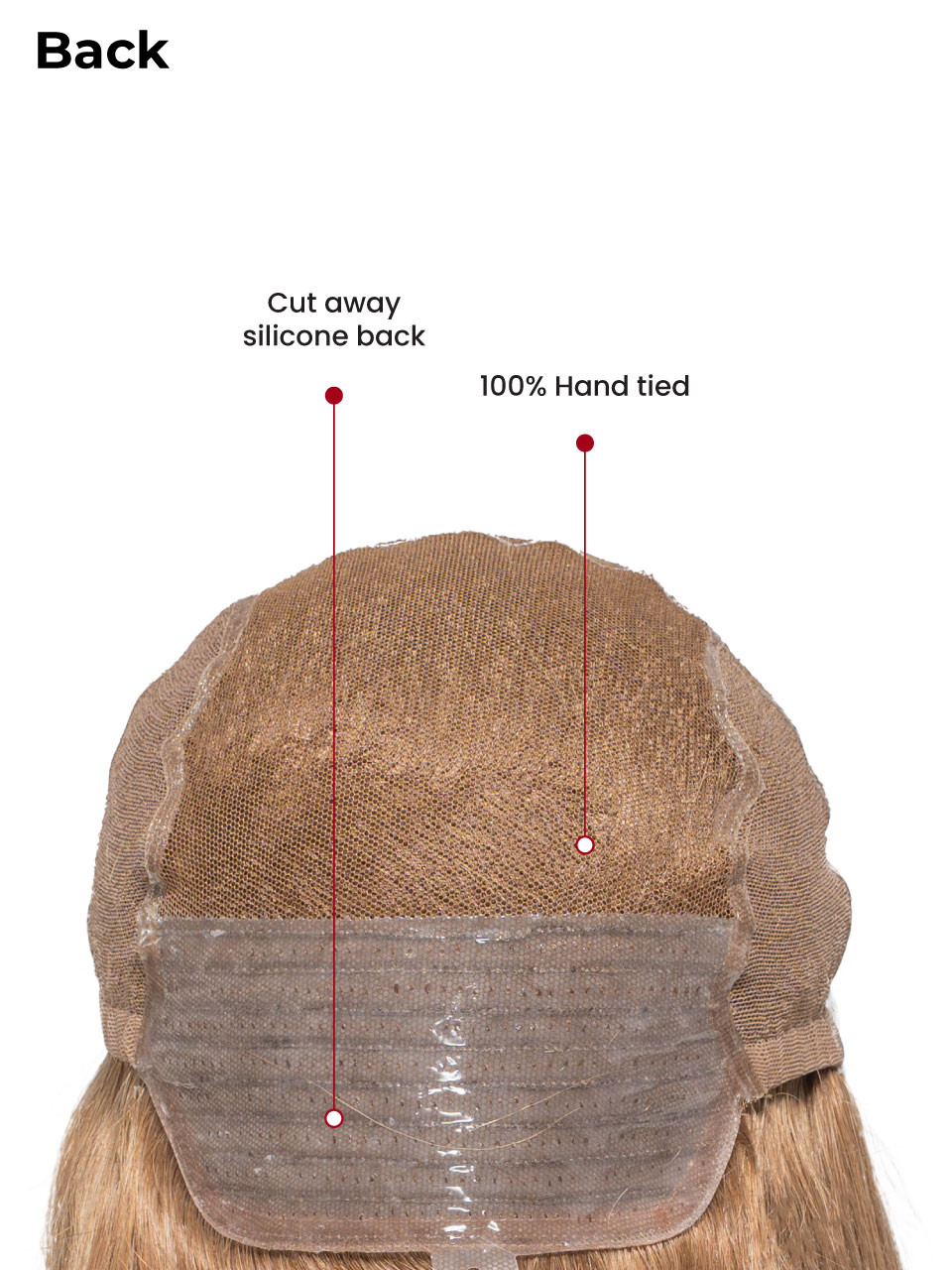 Fiona Wig | Mono Silk Top Medical Silicone Wig for Alopecia