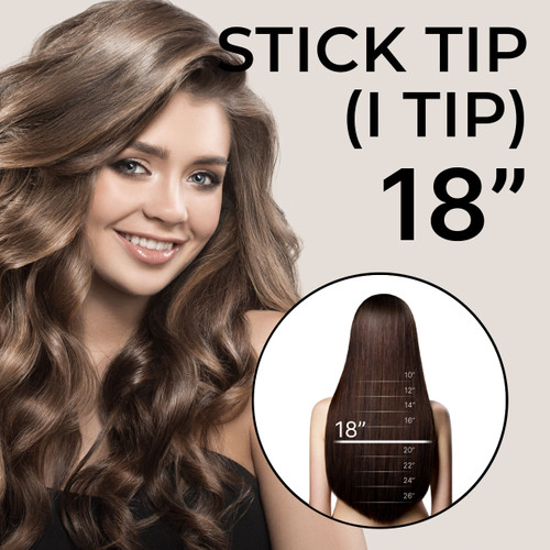 Stick Tip / I-Tip Hair Extensions 100% Remy Human Hair