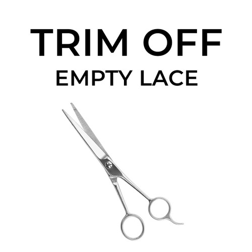 Trim Off Empty Lace | Online Cutting Service