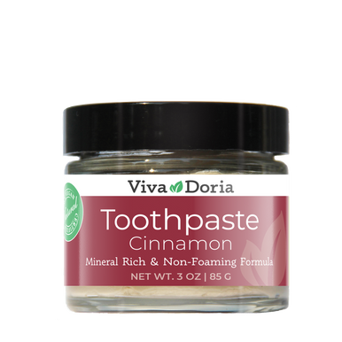 Cinnamon Toothpaste - Non-Fluoride Natural Toothpaste, 3 oz jar