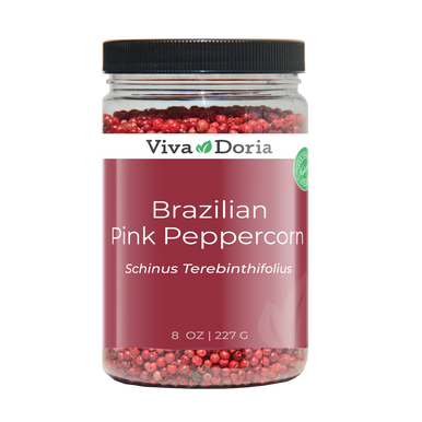 Pink Peppercorn - Organic Whole Sweet Pink Pepper 8 oz | Viva Doria