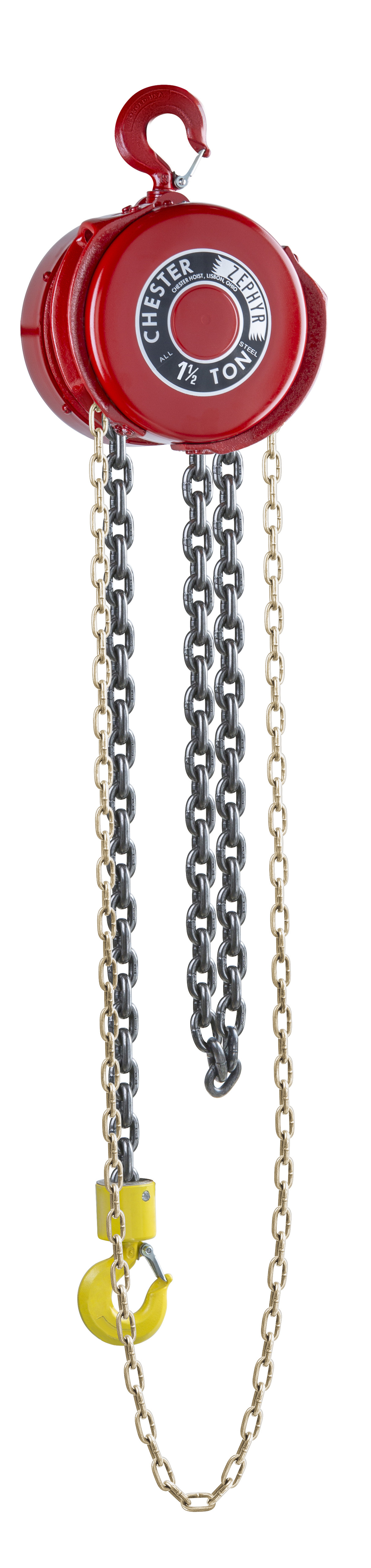 Chester Zephyr 1-1/2 Ton Hand Chain Hoist 130-11/2