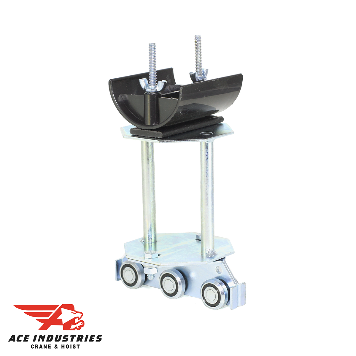 Tow Trolley Assembly, Steel Wheels, 3" Dia. Nylon Saddle - FC-TRT1