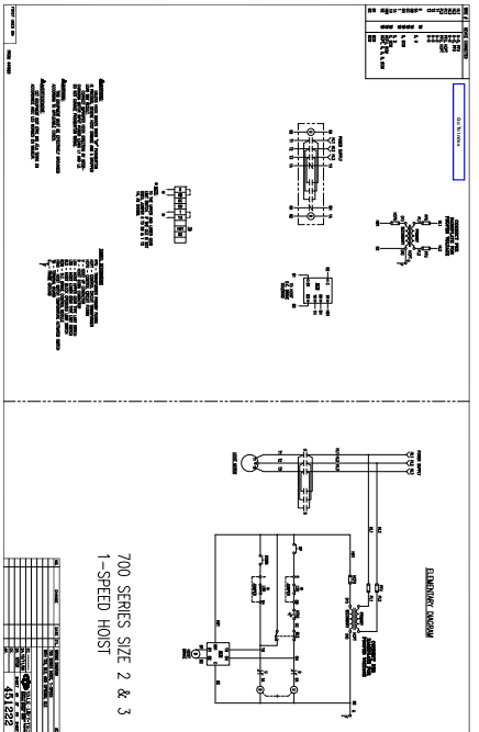 Shaw-Box Motor Driven Trolley Wiring Diagram 700 Series
