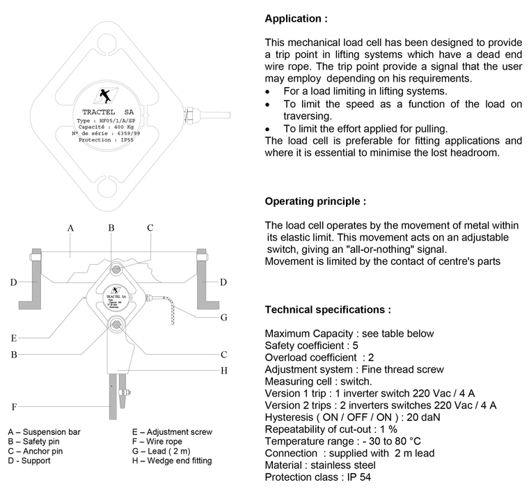Copy of Tractel Dynasafe ® HF 05/1 38508