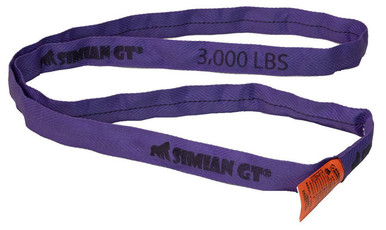 Stren-Flex Simian GT 3,000 lb Purple Polyester Endless Roundsling ERSST1