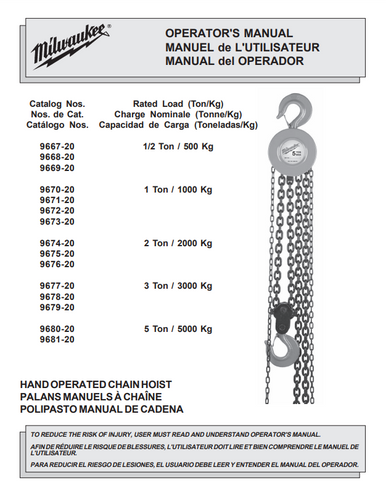 Milwaukee Hand Chain Hoist Manual Milwaukee_HandChain_Man