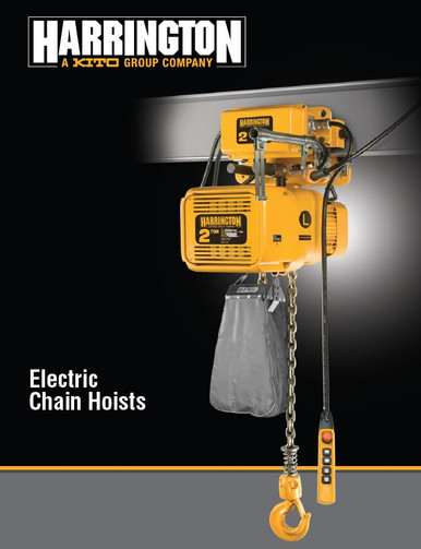 Harrington Electric Chain Hoist Brochure Rev.8/2021