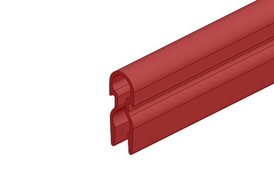 Conductix 8-Bar Conductor Bar Cover, Red Medium Heat