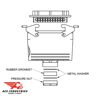 Conductix Quick-Disconnect Connector, XA-39769