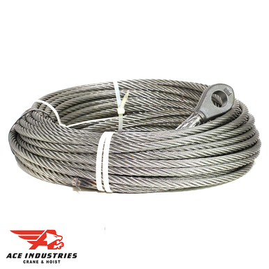 Coffing Wire Rope Assembly 35 ft. Lift 19J205