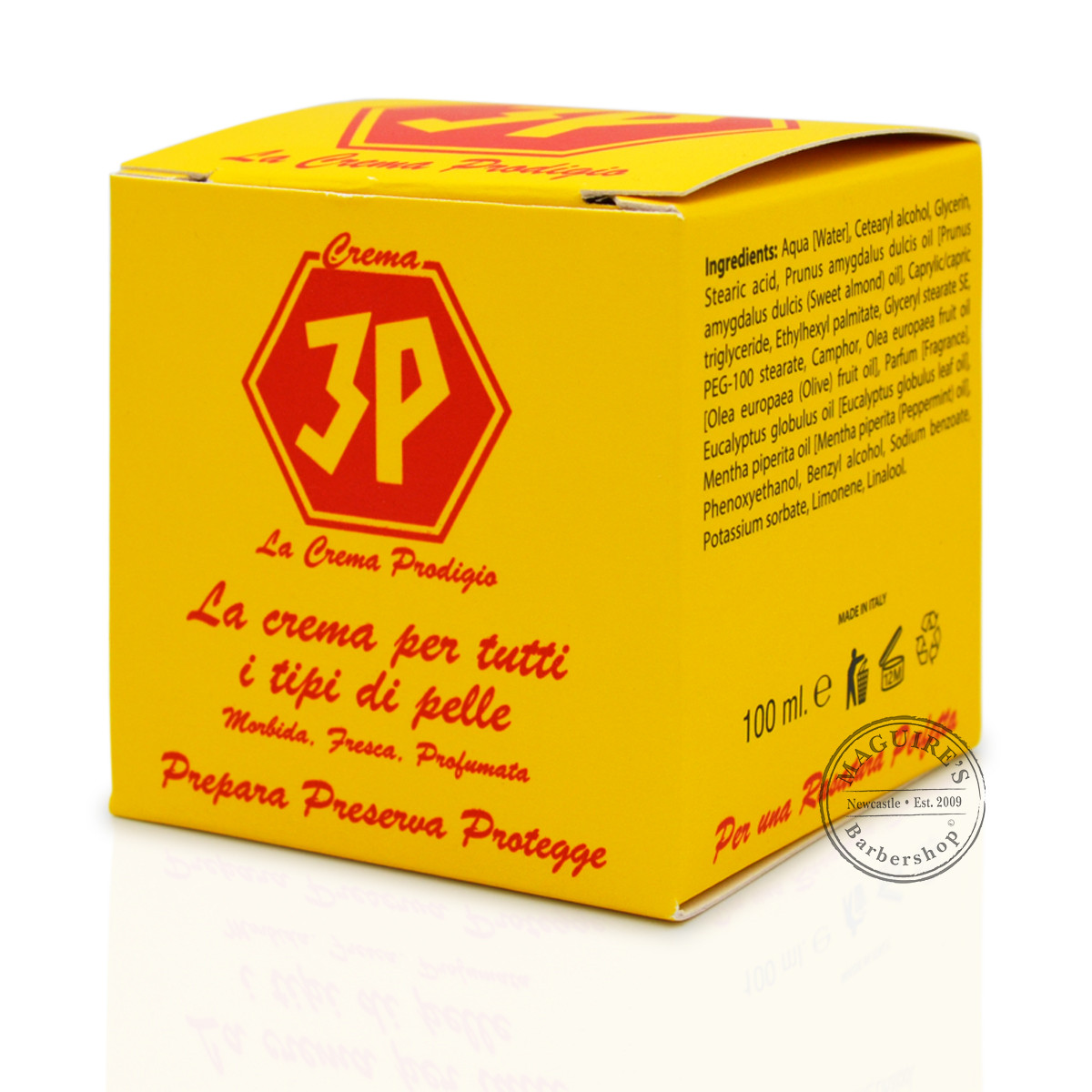3P Pre & Post Shave Cream - 100ml - MAGUIRE'S Barbershop